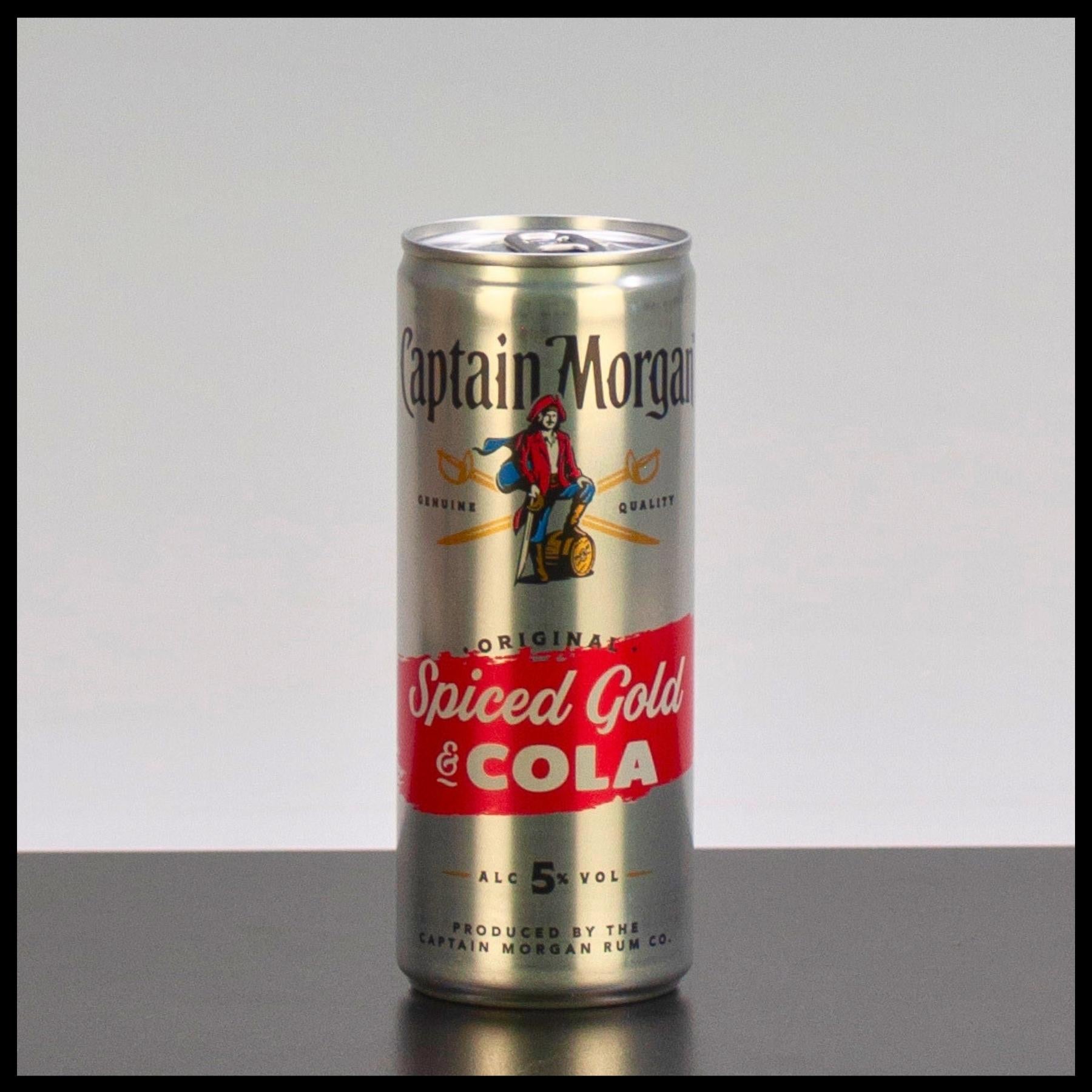 Captain Morgan & Cola 0,25L - 5% Vol. | Trinklusiv