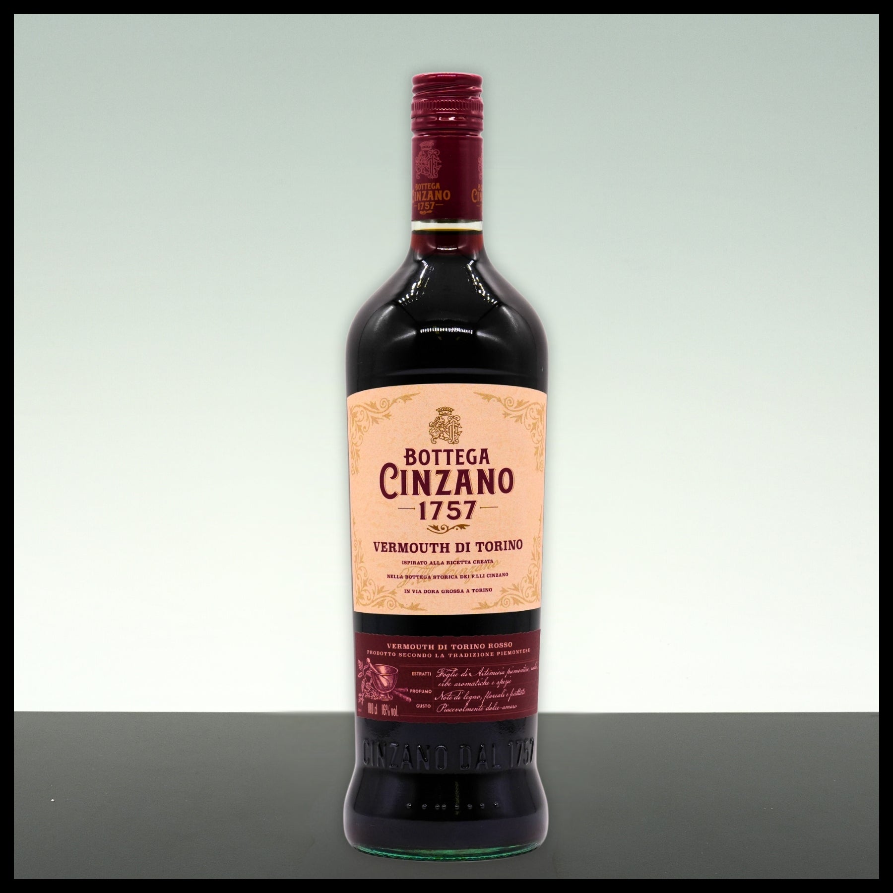 Cinzano 1757 Vermouth di Torino ROSSO 1L - 16% Vol.