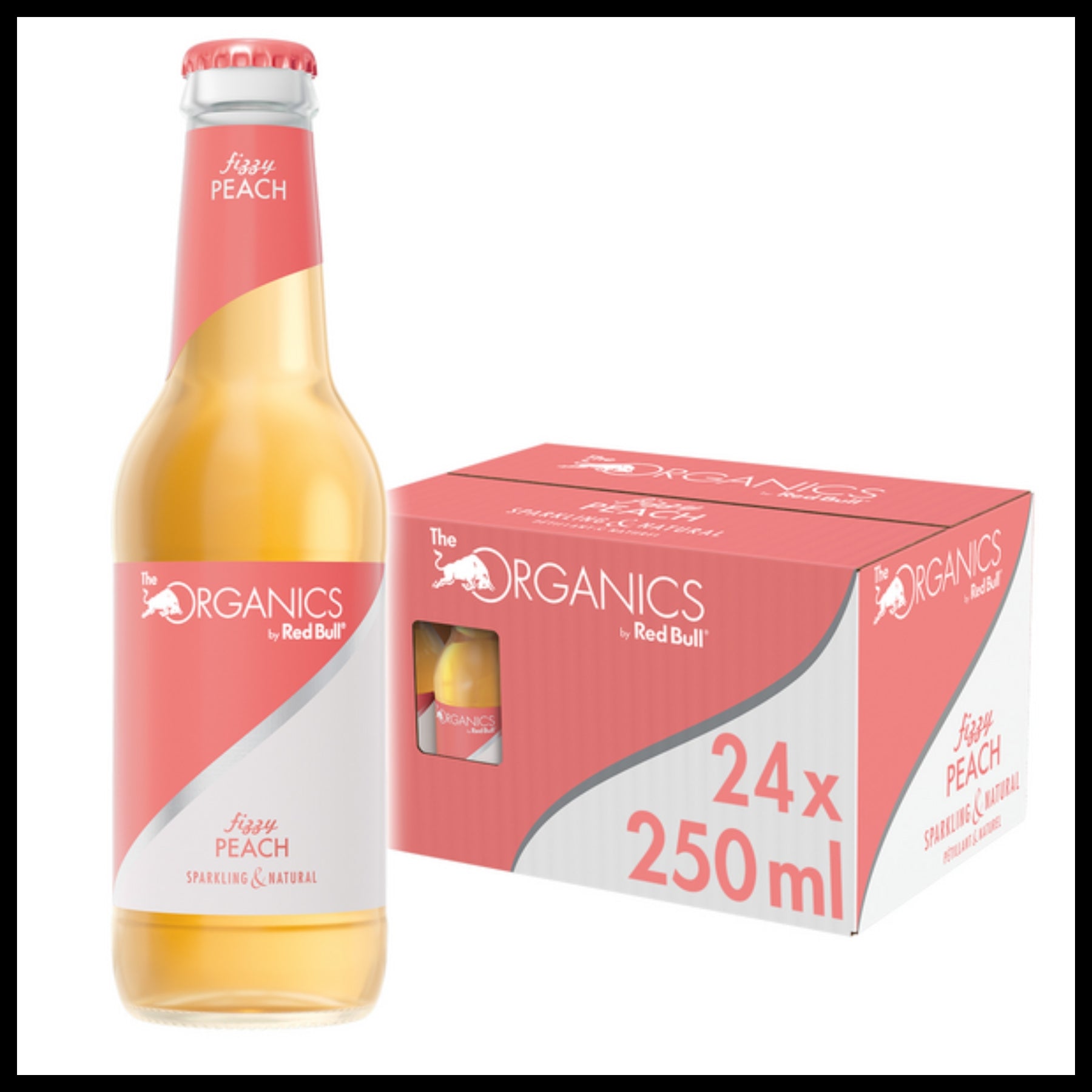 Organics by Red Bull Fizzy Peach Flasche 0,25L | Trinklusiv
