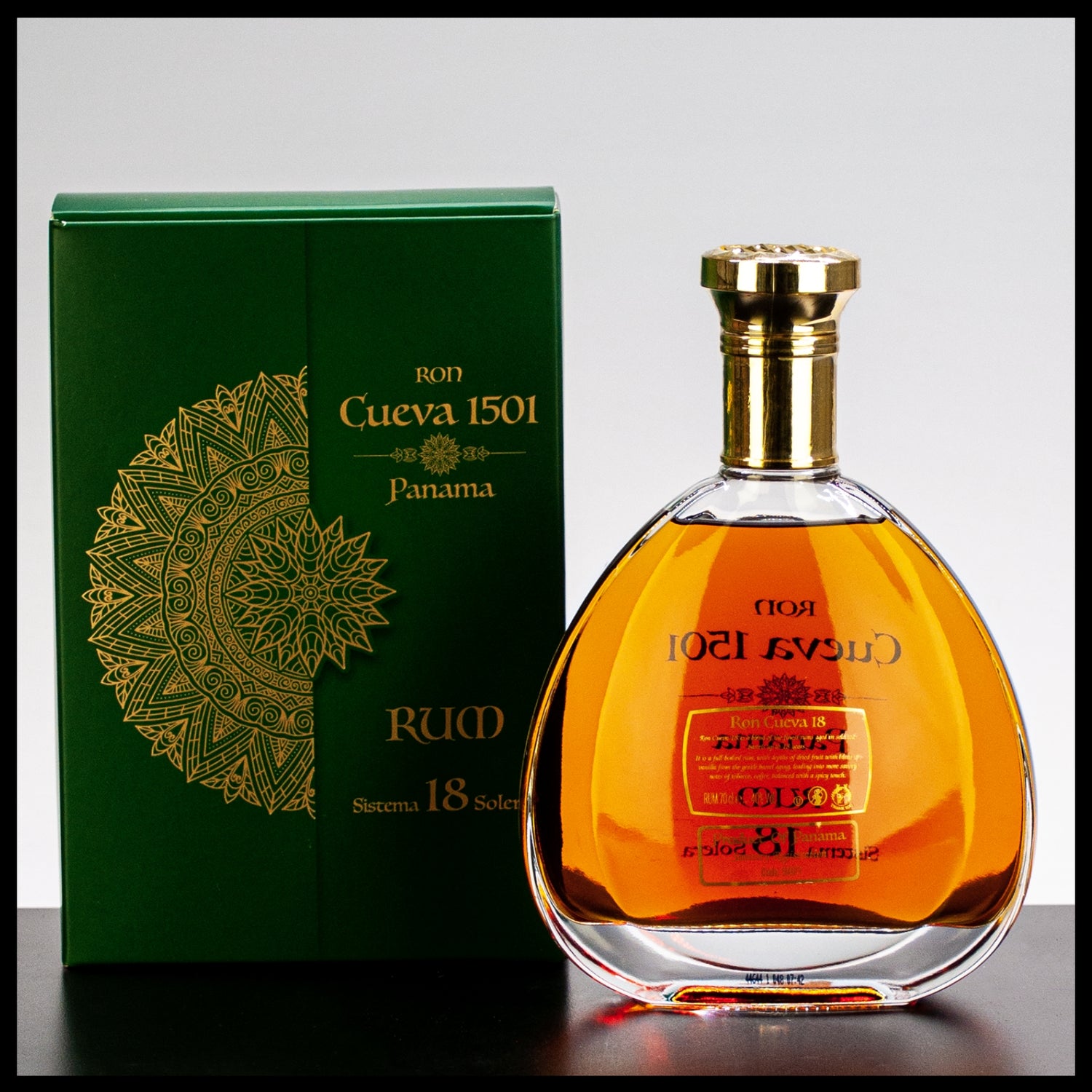Ron Cueva 1501 Panama 18 YO Solera Rum 0,7L - 40% Vol.