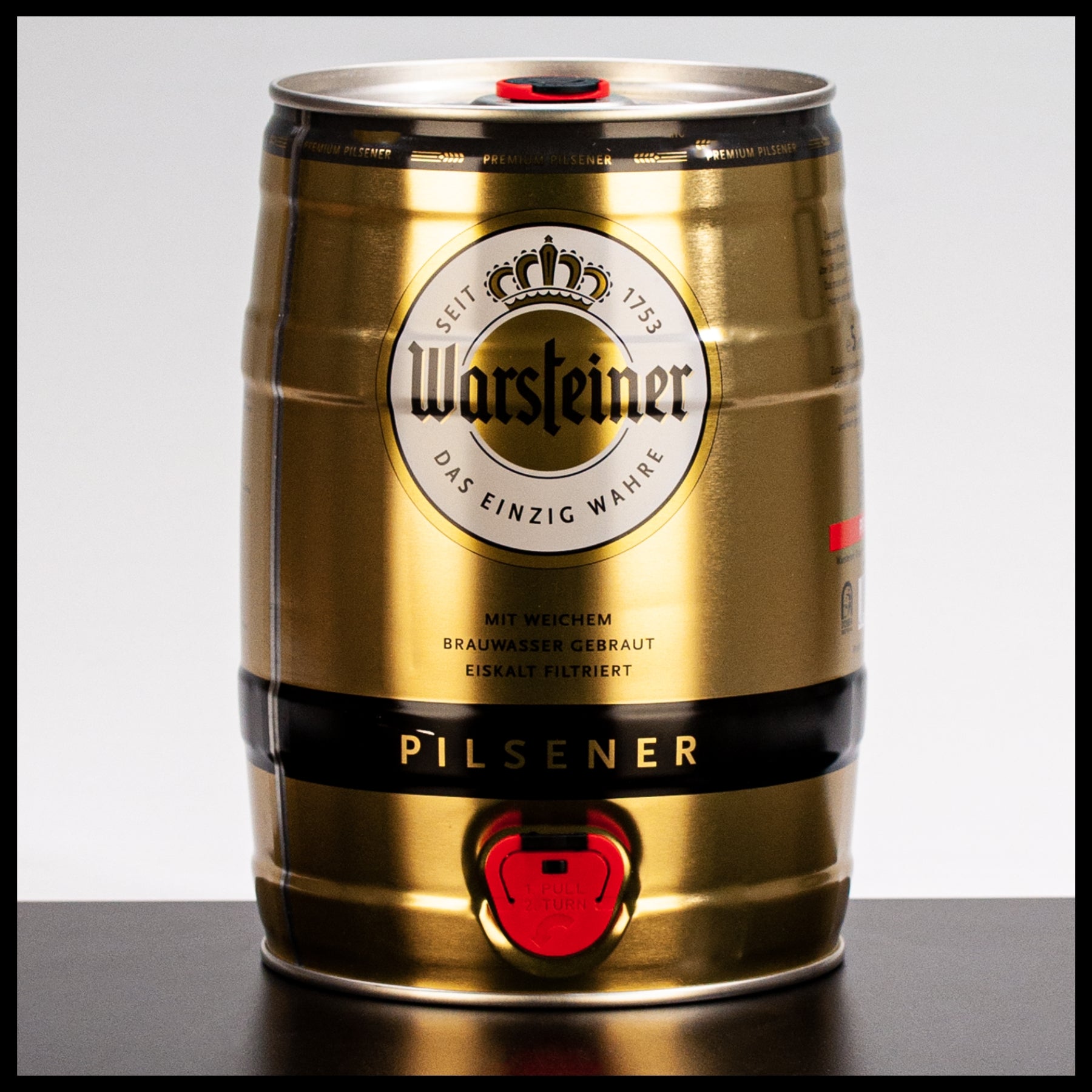Warsteiner Pilsener Partyfass 5L - 4,8% Vol. | Trinklusiv