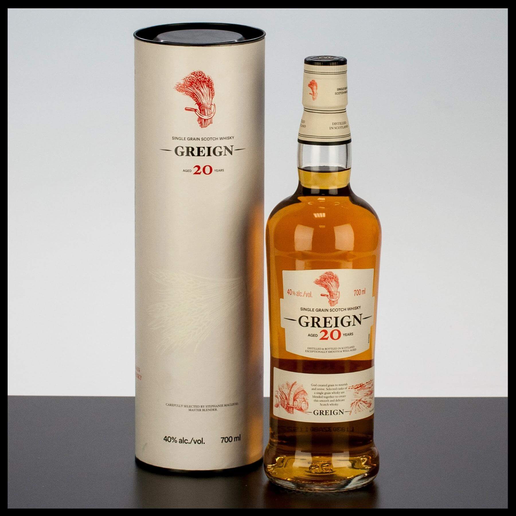 Greign 20 YO Single Grain Whisky 0,7L - 40% Vol. | Trinklusiv