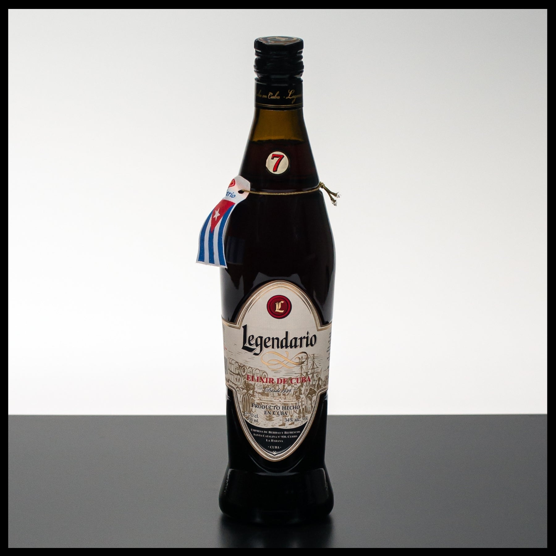 Legendario Elixir de Cuba 0,7L - 34% Vol. | Rum-Likör