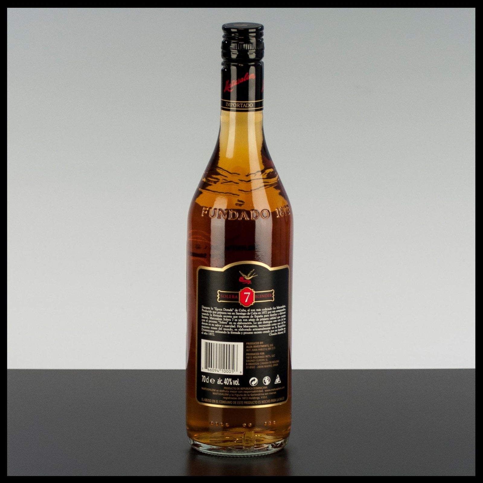 Ron Matusalem 7 YO Solera Blender Rum 0,7L - 40% Vol.