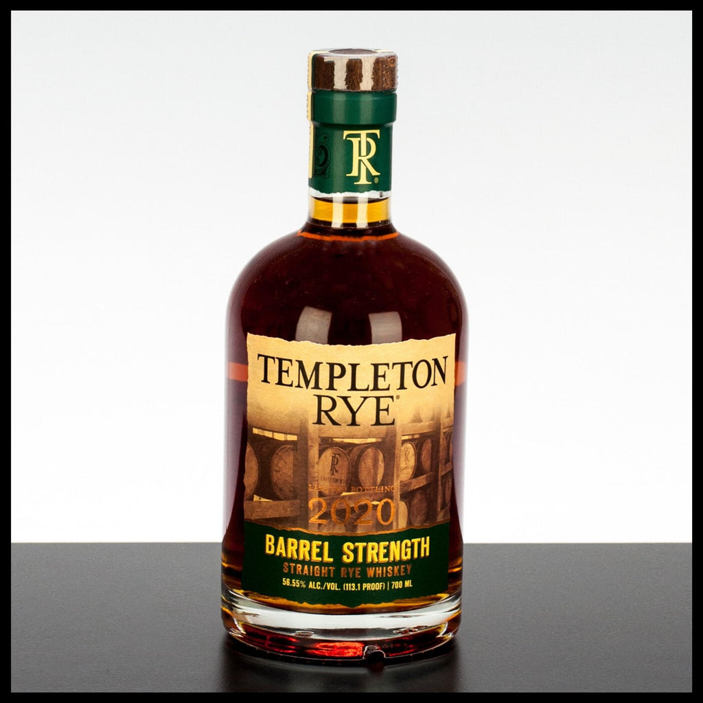 Templeton Rye Barrel Strength Straight Rye Whiskey 2020 0,7L - 56,6% ...